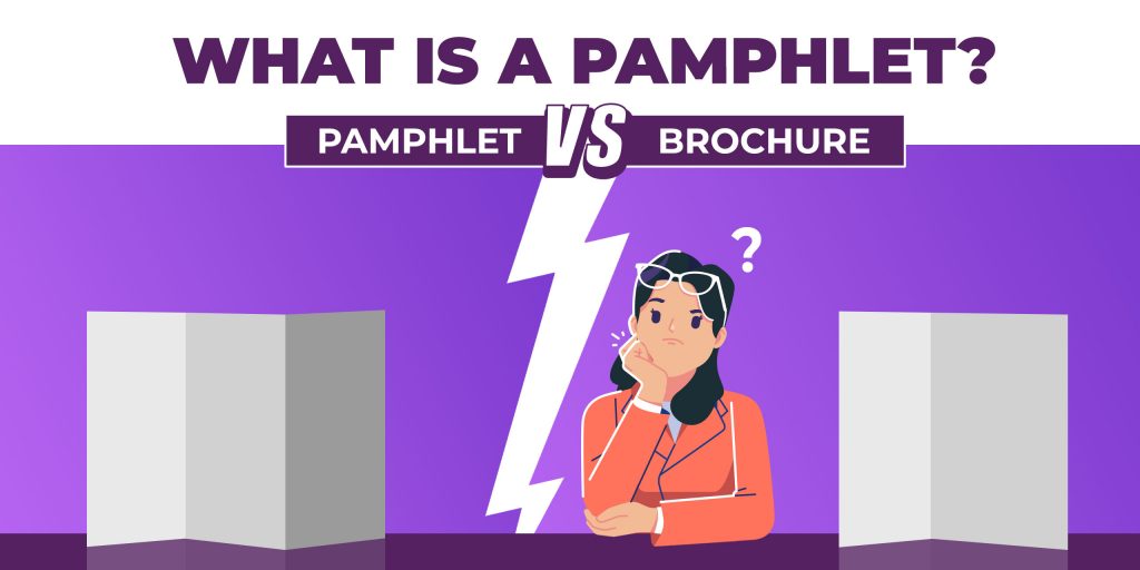 What is a pamphlet? Pamphlet vs Brochure explained
