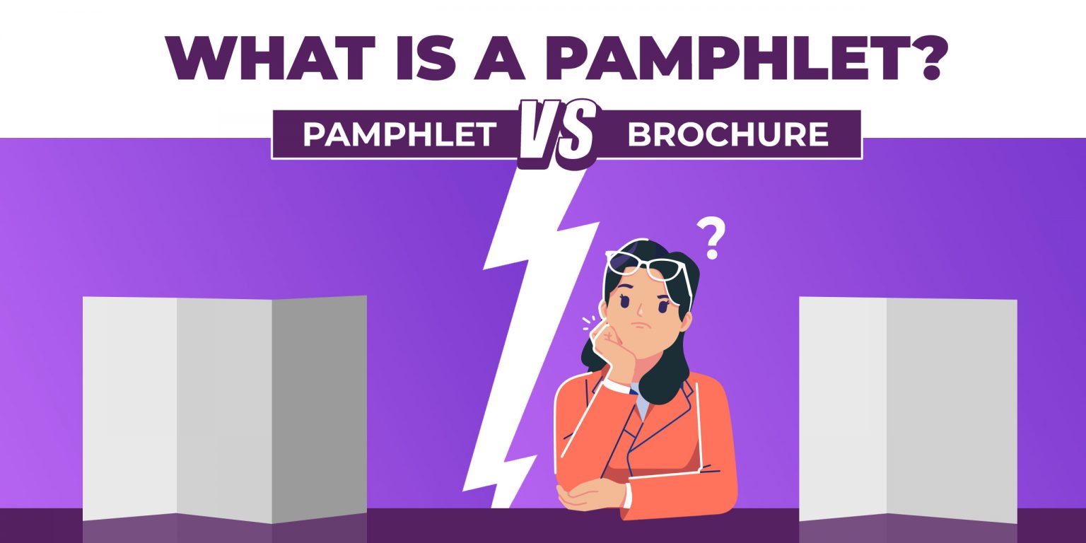 What is a pamphlet? Pamphlet vs Brochure explained