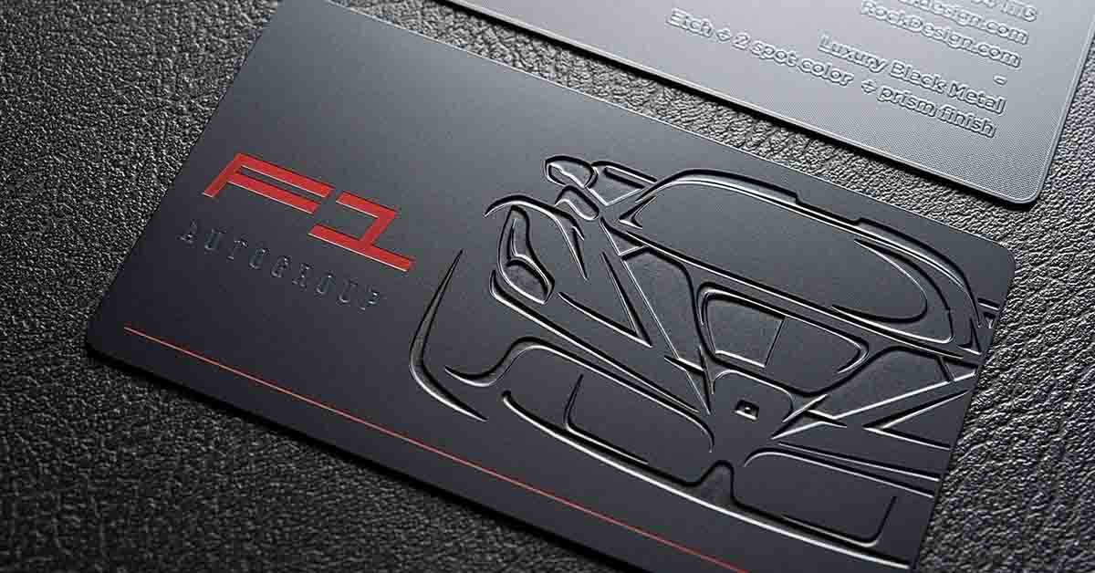 Auto Detailing Business Cards Ideas & Examples