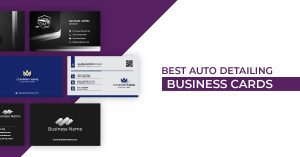 Auto Detailing Business Cards Ideas & Examples