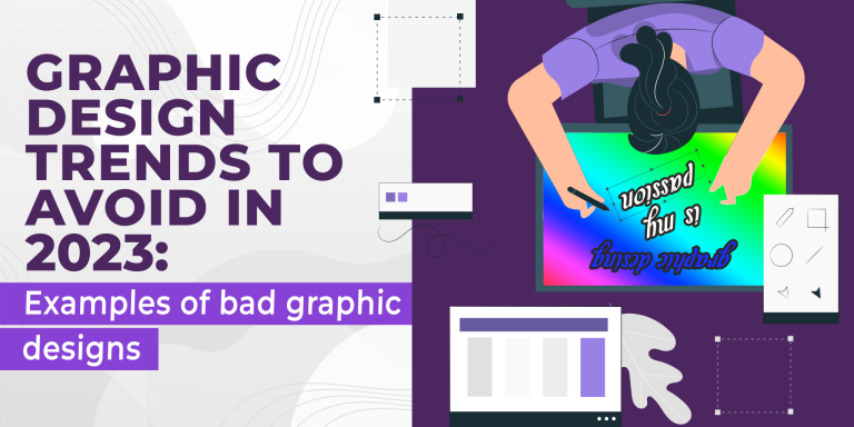 Graphic design trends to avoid in 2022: Examples of bad graphic designs