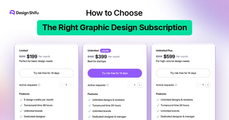 How to Choose the Right Graphic Design Subscription - Design Shifu