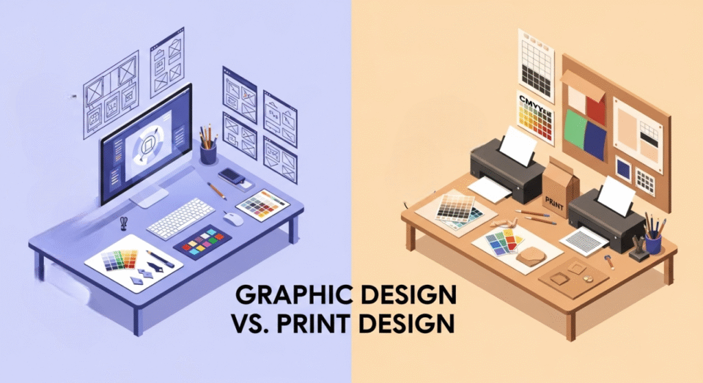 Graphic Design vs. Print Design: What's the Difference? - Design Shifu